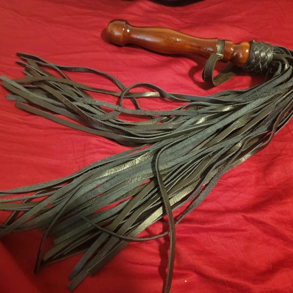 Cat O Nine Tails With Weaving Leather Flogger BDSM Whip Fetish Flog - Etsy