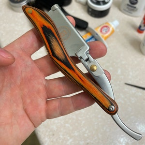 Multi-grain Straight Double Edge Razor - Etsy
