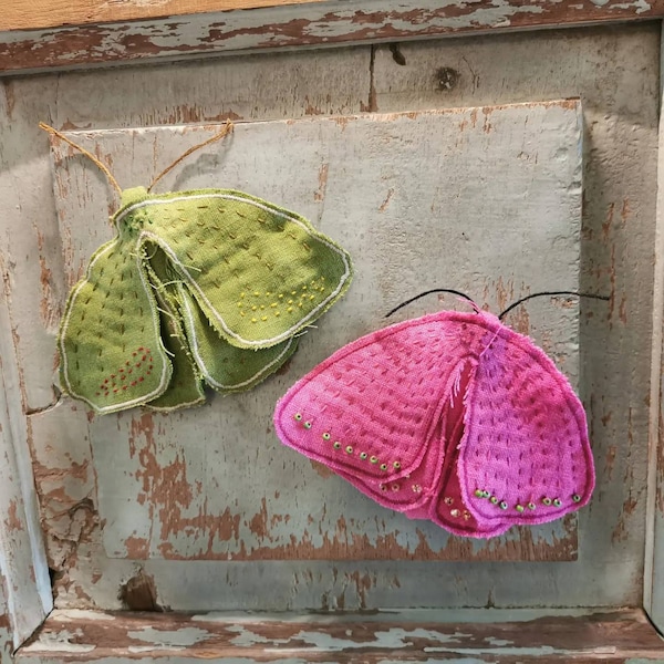 Simple Fabric Moth and Butterfly PDF Sewing Pattern / Digital Download ...