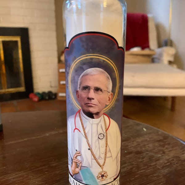 DR FAUCI Saint Fauci Celebrity Prayer Candle Gift - Etsy