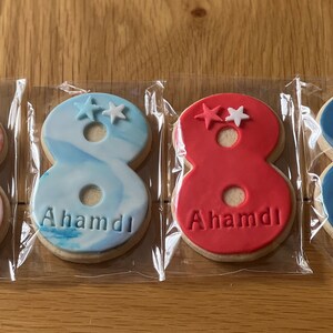 Birthday Cookies Birthday Biscuits Number Cookies Party - Etsy UK