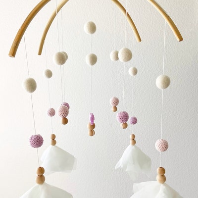 Baby Mobile Frame // Crib Mobile Frame // Nursery Mobile Frame // Cot ...