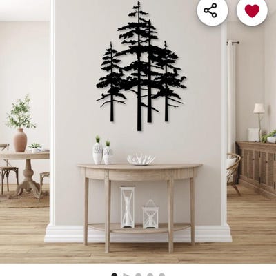 Birds on Branch Wall Art Bird Branch Home Decor Birds Wall Decor Metal ...