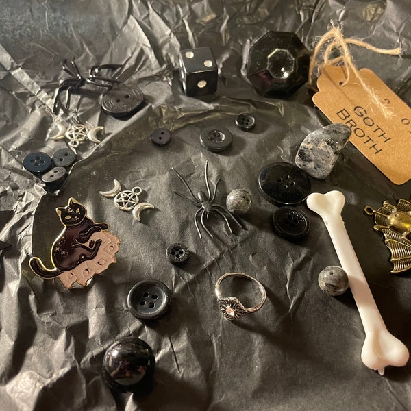 Goth Broth Trinkets Mix // Confetti Scoop - Etsy
