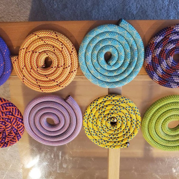 Recycled Rock Climbing Rope Drink Coaster - Upcycled Drinkware - Etsy