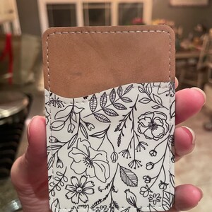 Phone Wallet Card Holder, Stick on Phone Wallet, Smiley Face Card ...