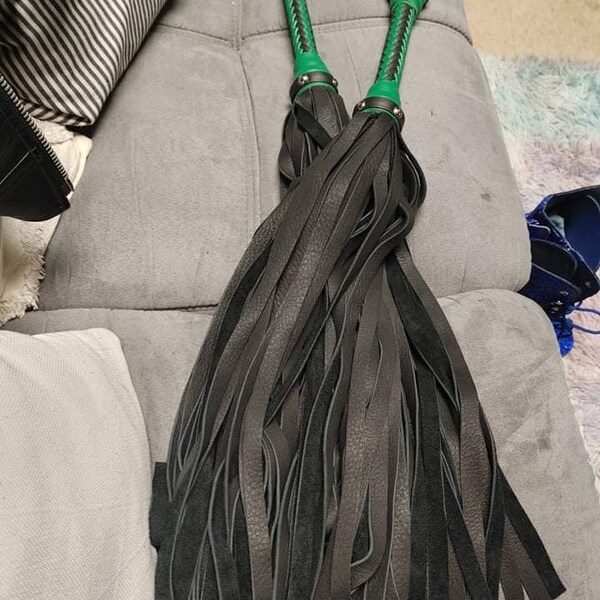 Elk Hide Flogger – Leather Flogger – Adult Kink Toy – Custom to Order ...