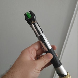 Steampunk Sonic Screwdriver Black & Yellow With Light and - Etsy