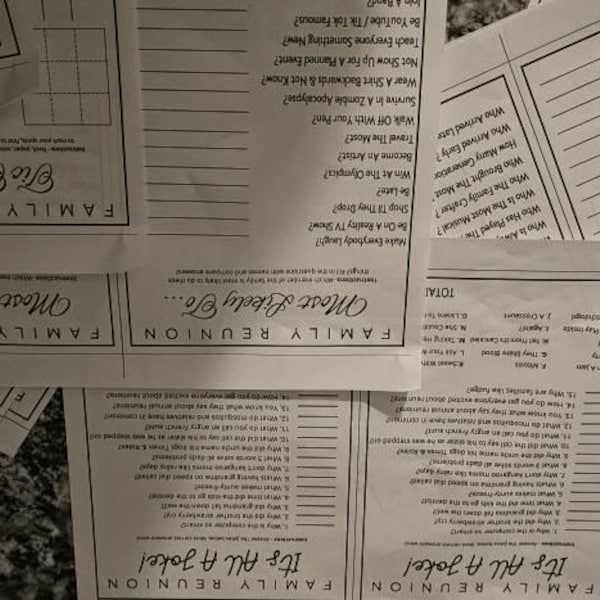 Autumn Fall Family Feud Trivia Printable Game ,adults Kids Fun Party ...