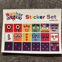 Numberblocks 41-60 Faces / for 2cm Cubes / A5 Sticker Printing ...