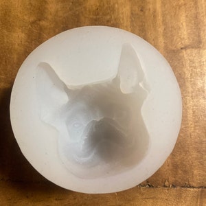 Cute French Bulldog Mold-bulldog Head Keychain Resin Mold-aromatherapy ...