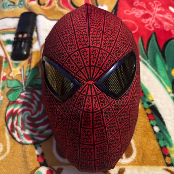 Spider Man 2 Black Mask, Amazing Spider Man, Cosplay, Halloween Gift ...