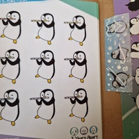 Cute Penguin Dance Stickers | Daily Kawaii Decorative Party Animal ...
