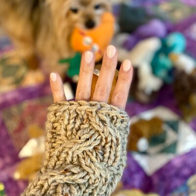 KNITTING PATTERN PDF Only Beginner 3 Button Rustic Scarf, Shoulder Wrap ...