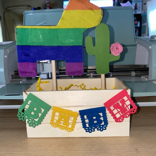 Alphabet SVG Mini Banners Papel Picado Templates Cut Files Cricut Joy ...