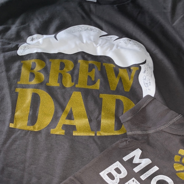 Brew Dad & Micro Brew Men's T-shirt and Infant Bodysuit Dad and Baby ...