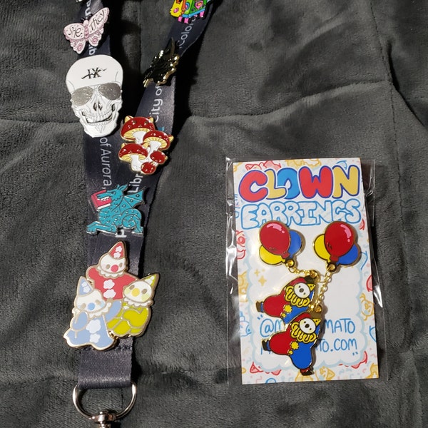 Cute Clowns Enamel Pin - Etsy