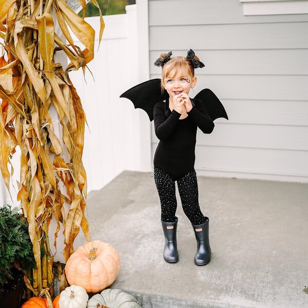 Bat Hair Bows, Faux Leather Bows - Etsy