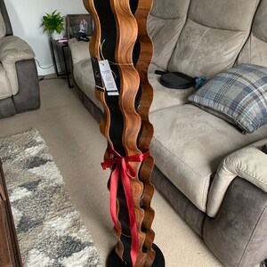 Table Clock stand Clock Oak Clock wooden Clock Modern Wooden Clock Home ...