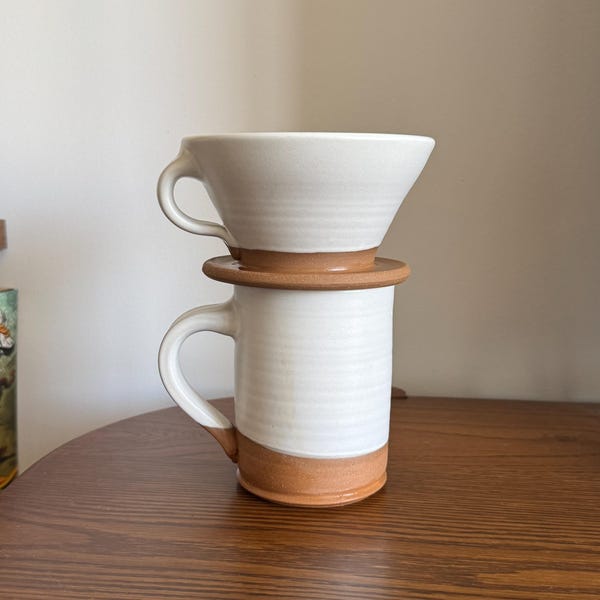 Tapered Tumbler | Ceramic Cup | Ceramic Tumbler | Tapered Cup - Etsy