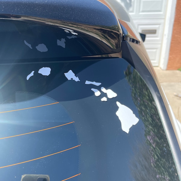 Hawaii Vinyl Decal , Hawaii Islands, HI , Hawaiian Island Decal ...