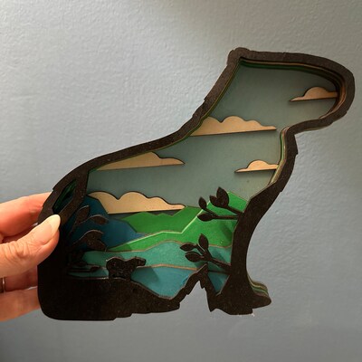 Turtle Layered SVG Cut File for Laser Cutting, Paper Cutting ...