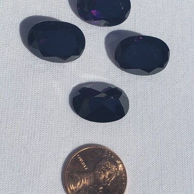 Amethyst CZ Diamond AAA Stones Oval Faceted Cubic Zirconia - Etsy
