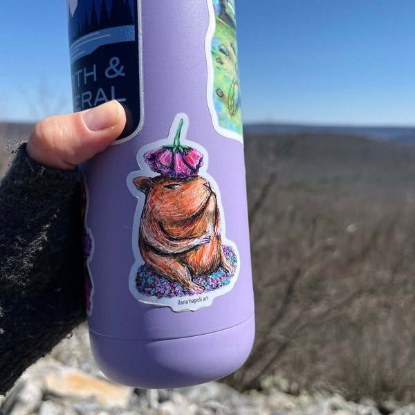 Big Weirdcore Cursed Dog Artist Sticker Vinyl Decal | Strange Lorge ...