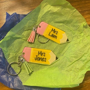 Personalized Student Name Clear Crayon Box Holder School - Etsy