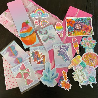 Mini Rainbow Sticker, Waterproof Rainbow, Rainbow Sticker, Pride ...