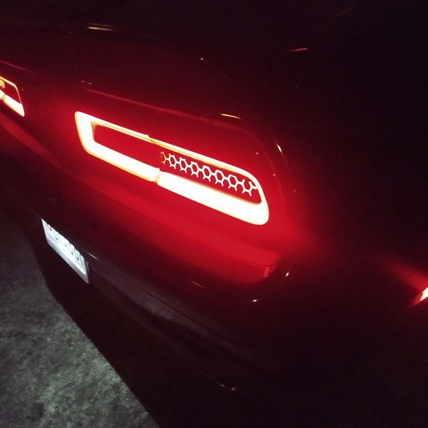 Solid Honeycomb Brake Light/reverse Light Decal Overlay Fits Dodge ...