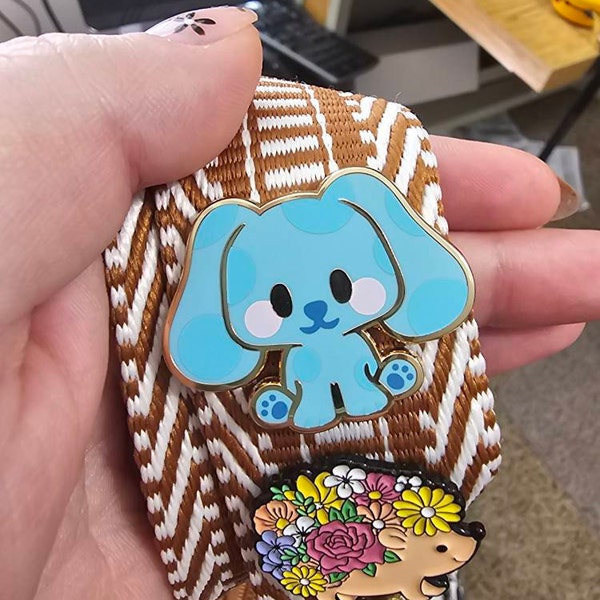 Clue Dog Pins | Kawaii Hard Enamel Pin - Etsy Canada