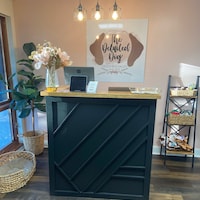 Rustic Reclaimed Retail Counter Reception Desk Office Desk - Etsy UK