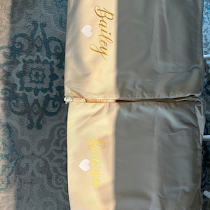 Personalised Iron on Name Decals, Name or Custom Text, Custom Heat ...