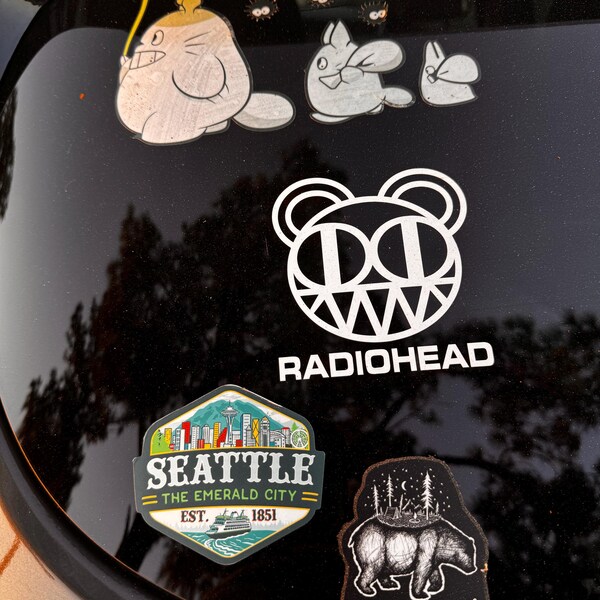 Radiohead Vinyl Decal - Etsy