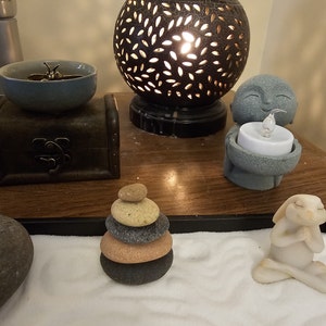 Stacking Pebbles, Cairn Stones, Office Zen Garden Rocks, Balance Rock ...