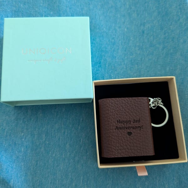 10 Photos Mini Album,leather Keychain,custom Photo Keychain ...