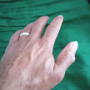 Solid 925 Sterling Silver 6MM Wedding Band Ring UNISEX Wedding Ring - Etsy