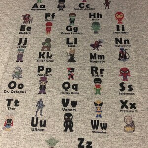 Flash Cards, Superhero, Alphabet Cards, Learning Toys, Educational Toys ...