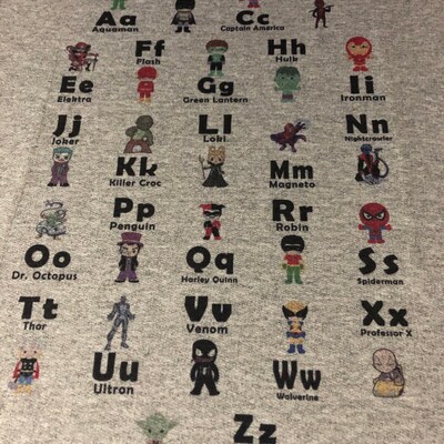 Flash Cards, Superhero, Alphabet Cards, Learning Toys, Educational Toy ...