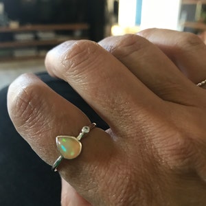 Rose Gold Plated Over 925 Sterling Silver Rectangle Shape Ring | Etsy