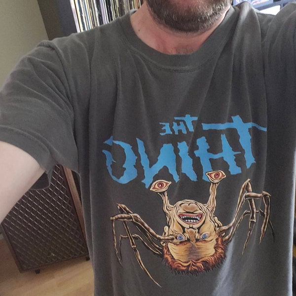 Retro Alien Movie Shirt, Vintage Horror Movie Facehugger Bootleg ...