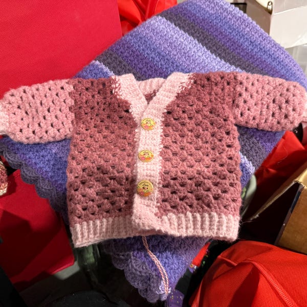 CROCHET PATTERN & VIDEO/ Mini Pop Cardigan Crochet Pattern / Easy Top ...