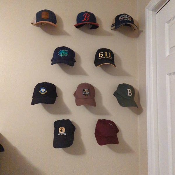 Hat Holder, Baseball Cap Holder Mount, Hat Collection Display - Etsy