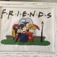 Friends Cross Stitch Pattern Funny TV Show Cross Stitch - Etsy Canada
