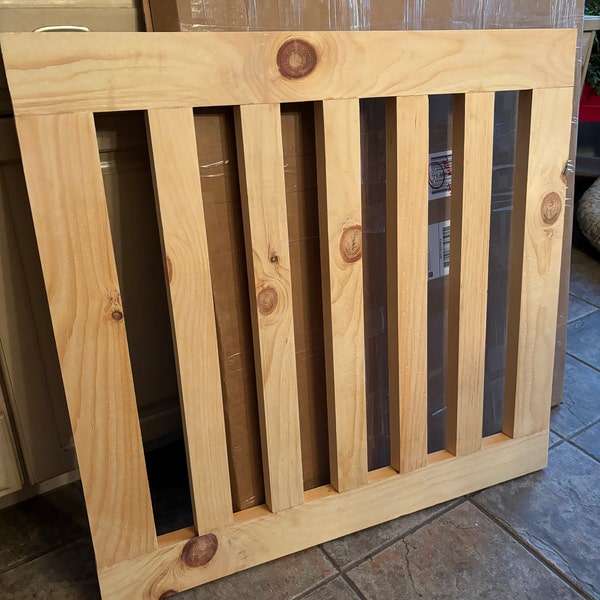 Cedar Gate With Spindles, Wood Baby Gate, Wood Pet Gate, Custom Gate ...