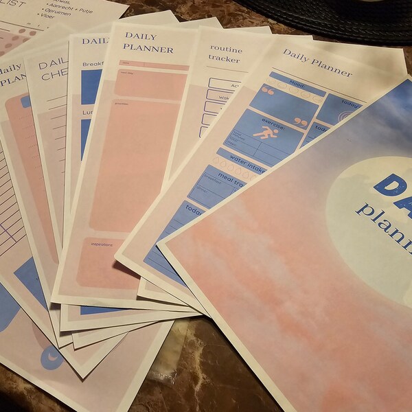 Daily Planner | Onenote Templates | Personal Planner Bundle | to Do ...