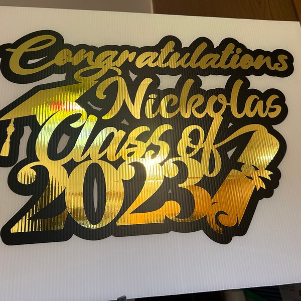 2023 Graduation Cake Topper SVG, Class of 2023 Cake Topper SVG, Senior ...