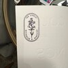 Vintage Floral Library Stamp or Book Stamp, From the Library of ...