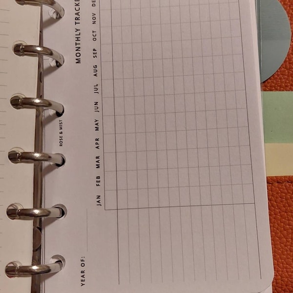 Monthly Bills | Pocket Plus Printable Planner - Bill Payments Printable ...